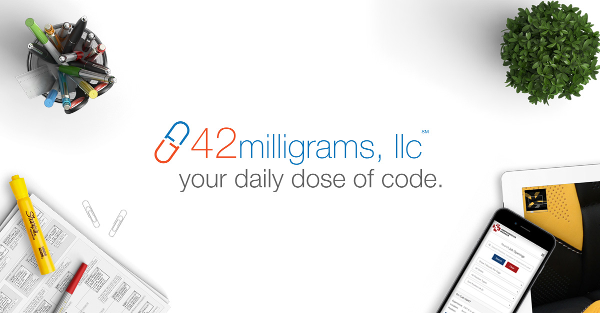 42 milligrams | website design & development